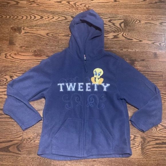 Warner Bros. | Jackets & Coats | Looney Tunes Tweety Bird Jacket Size ...